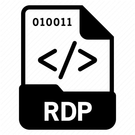 Document File Format Rdp Icon Download On Iconfinder