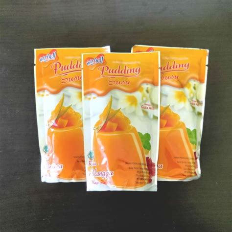 Jual Nutrijell Pudding Susu Rasa Mangga 170gr Agar Nutrijel Puding