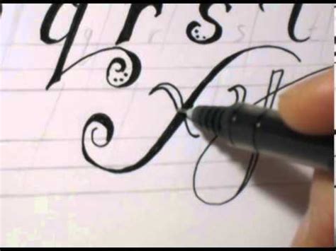 Fancy Cursive Writing How To Write ABC In Fancy Letters YouTube