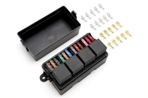 China 12v Fuse Relay Box With 4 Pcs 4 Pin Relays And 12 Pcs Atcato