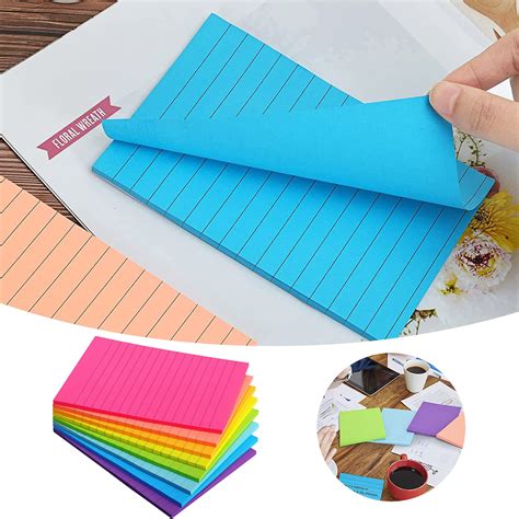 Clingy Thingies Notes Notes Lined Reusable Notepad Sticky Notes With