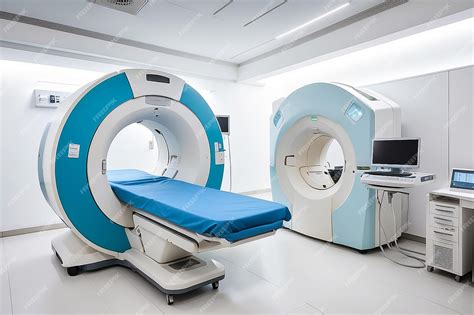Premium Photo Ct Scan Procedure Doctor Conducts Imaging Examination In Clinic