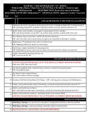 Syllabus Math Sec Fa Pdf Math Linear Programs