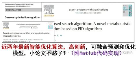 智能优化算法的原理分类，为什么要用最新的算法？为什么要掌握多种算法？（附20232024最新智能优化算法合集matlab代码） Csdn博客