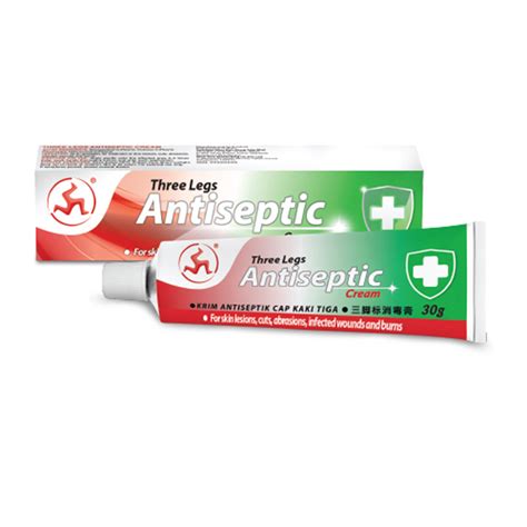 3 Legs Antiseptic Cream 30g Aa Pharmacy