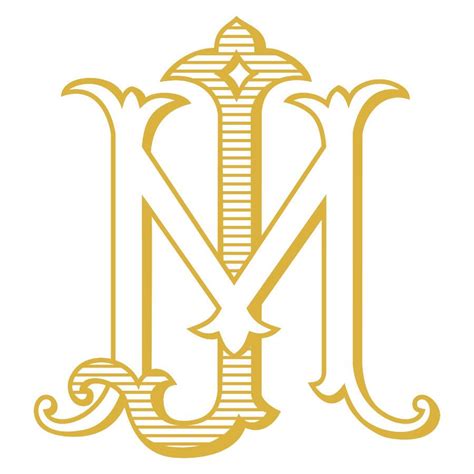 Information Card Jm Monogram Or Mj Monogram Zazzle