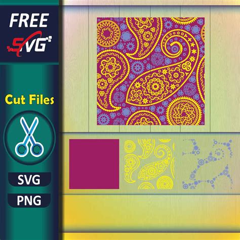 Paisley Print Pattern Parsley Svg Free For Printing