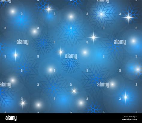 Christmas Blue Background With Snowflakes Stock Vector Image And Art Alamy