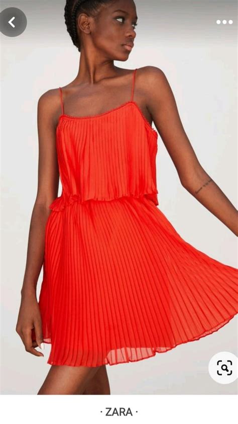 Платье Zara Pleated Dress Colorful Dresses Summer Outfits Women
