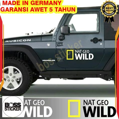 Cutting Sticker National Geographic Nat Geo Wild Elegant Cool Car