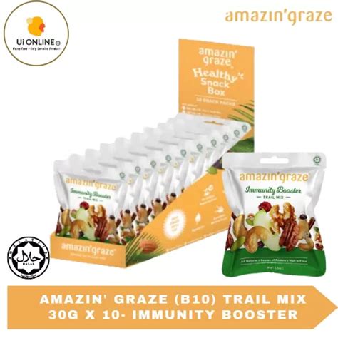 Amazin Graze Trail Mix 30g X 10 Antioxidant Berry Exp 032026
