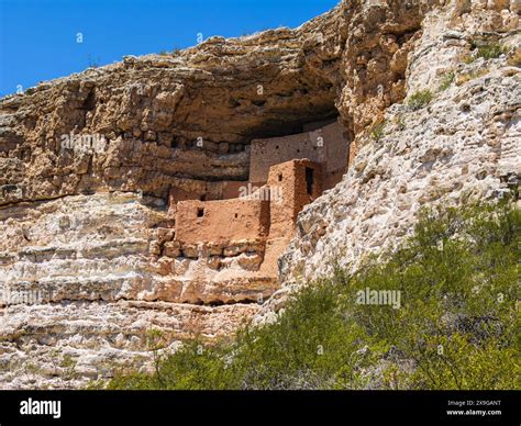 Montezuma Castle National Monument Camp Verde Arizona A Cliff