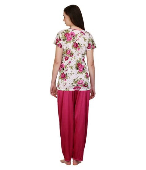 Buy Lavennder Satin Nightsuit Sets Multi Color Online At Best Prices
