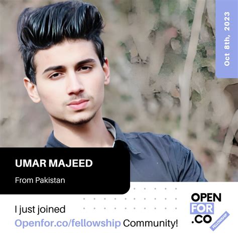 Umar Majeed On Linkedin Capsulegraduate Openfor Fellowship