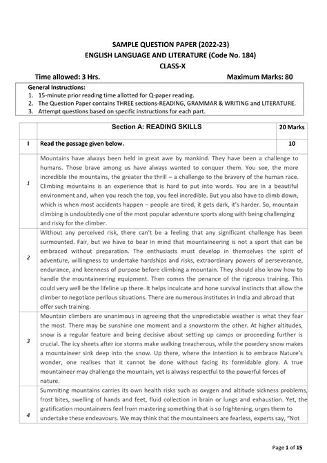 jeet tutorial class 10 english language and literature code no 184