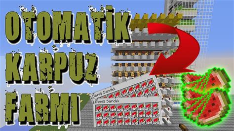 Minecraft Emek Skyblock Bölüm 12 Otomatik Karpuz Farmı Youtube