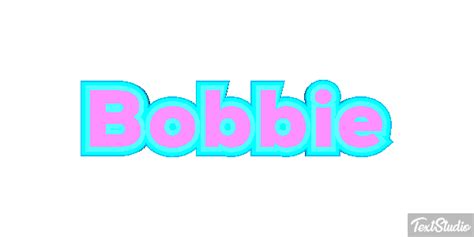 Bobbie Name Animated  Logo Designs