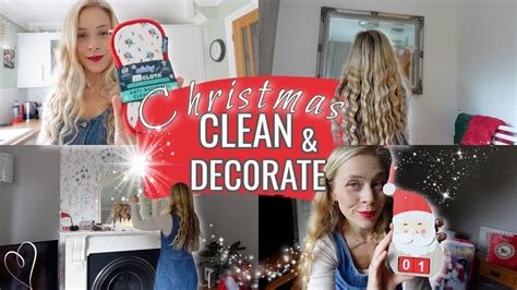 CLEAN DECORATE WITH ME FOR CHRISTMAS Cosy Clean Decorate With Me