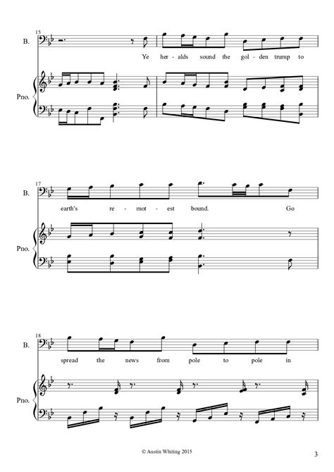 Let Zion In Her Beauty Rise By Austin Whiting Vocal Solo