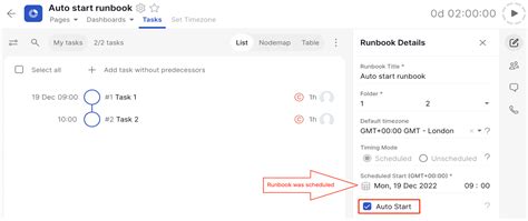 Runbook Scheduling And Linked Runbooks