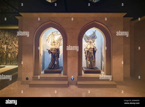 Large Bronze Sculptures Of Past Kazakh Heroes Leaders At The
