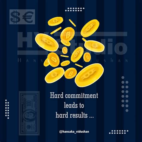 hansaka vidushan on linkedin hard commitment leads to hard results