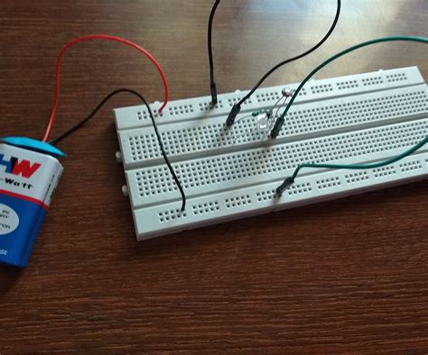 How To Make A Dark Sensor On A Breadboard 5 Steps Instructables