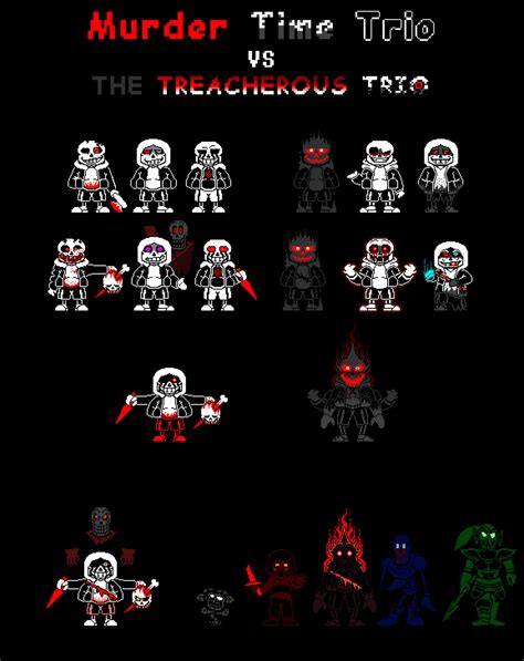 Murder Time Trio Vs The Treacherous Trio Phase 1 4 By Heavyismorshu On