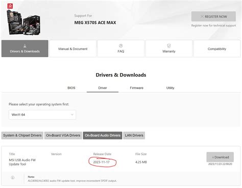 Usb Audio Fw Update Tool Msi Global English Forum