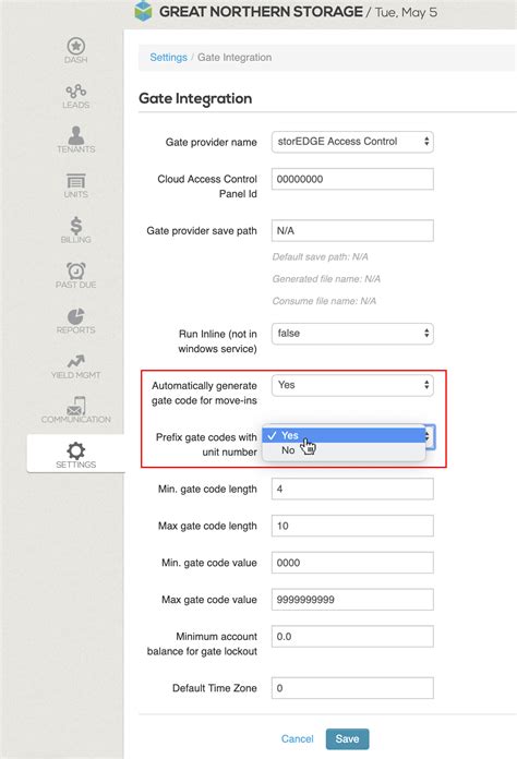 Gate Integration Storedge