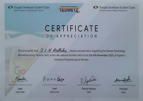 Siva Naga Reethika Tanneeru On Linkedin Techritz2k23 Dronestechnology Gdsc