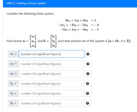 solved hw1 5 solving a linear system consider the following
