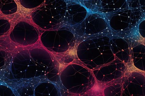 Premium Photo Ai Inspired Neural Network Pattern 3d Illustration Of Neuron Cell With Glowing