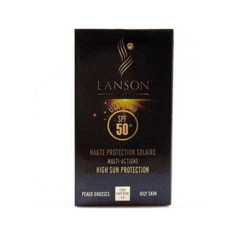 کرم ضد آفتاب لانسون Lanson پوست چرب شماه 1 و 15 فروشگاه کیووی کالا