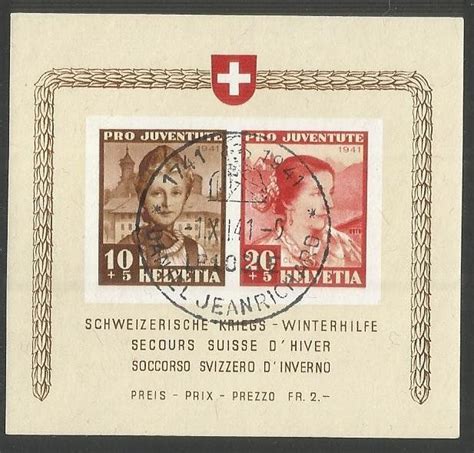 pj sonderblock kriegswinterhilfe nr 98i 99i jahr 1941 kaufen