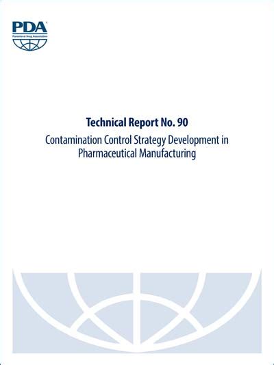 PDA TR Technical Report Contamination Control Strategy Development