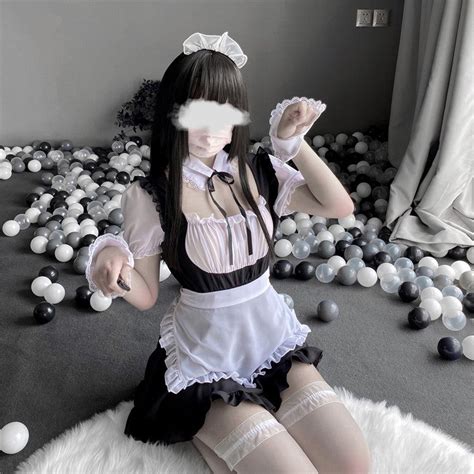 Cute Sexy Maid Outfit Sexy Lingerie Long Dress Ub3541 Uoobox