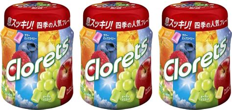 Amazon モンデリーズ クロレッツxpシーズンアソートボトル 140g 3個＋shopオリジナルコースターセット ノーブランド品
