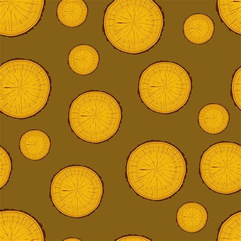 Premium Vector Tree Rings Saw Cut Tree Trunk Background Seamless