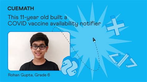 Listen To HOW Rohan A Cuemath Student Created A Covid Vaccine