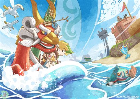 Link Toon Link Korok Medli Makar And 3 More The Legend Of Zelda