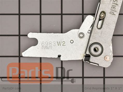W Whirlpool Range Oven Door Hinge Parts Dr