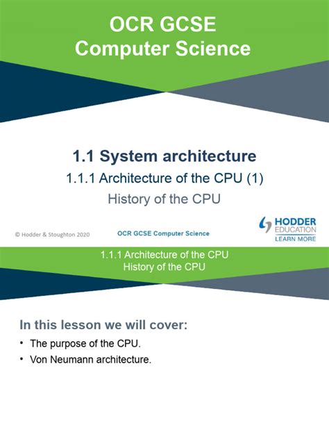 1 1 1 lesson 1 presentation pdf central processing unit computer data storage