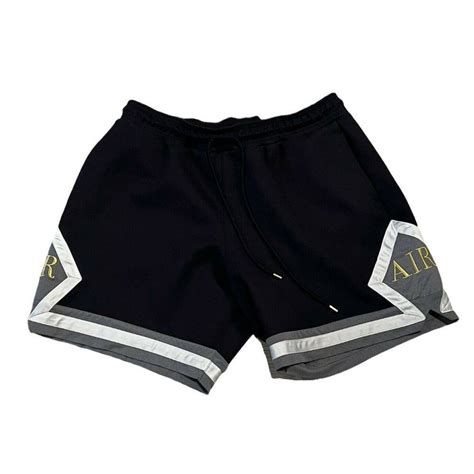 Nike Air Jordan Remastered Diamond Shorts Black Metal Gem