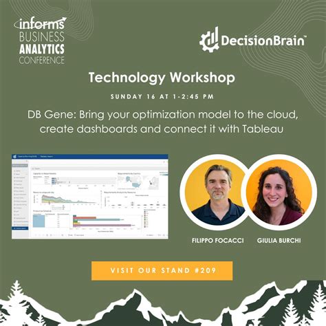 Decisionbrain On Linkedin Optimization Maintenance Businessanalytics Informs 2023analytics