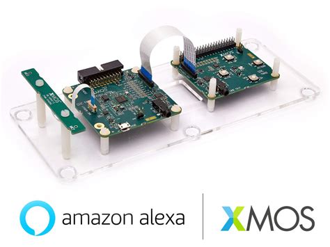 XMOS VocalFusion Mic Dev Kit For Alexa Voice Service Qualified By Amazon AudioXpress
