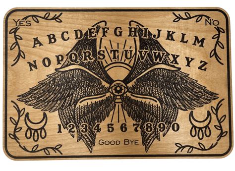 This Seraphim Themed Ouija Board Is 16 X 10 75 And Comes With A 4 5