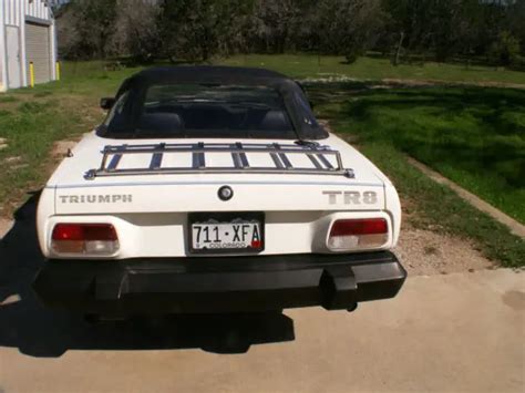 Triumph Tr 8 Fuel Injected Roadster 1981