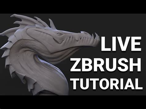 Free Video ZBrush 2019 Live Sculpting Tutorial For Sculptris Pro