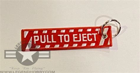 Flight Crew Pull To Eject Keychain Legend Hobby